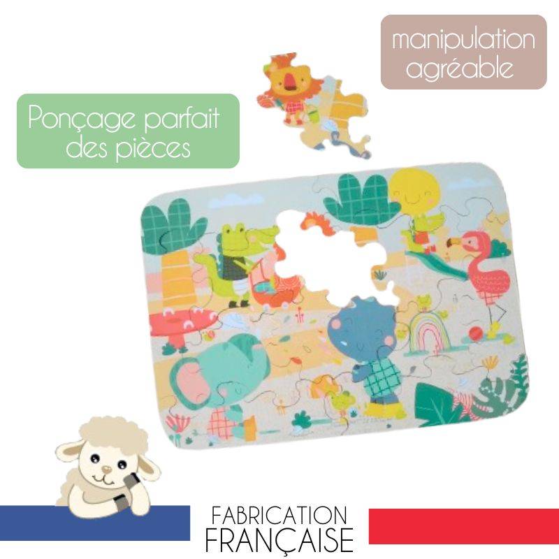 Puzzle enfant made in France découpé à la main